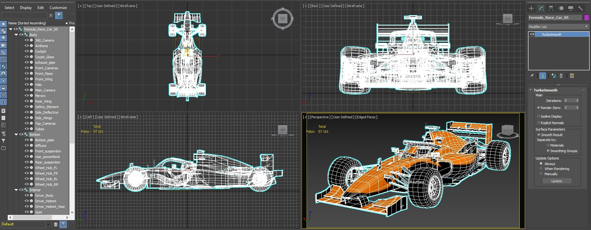 Generic Formula Race Car 05 3D Model - TurboSquid 1810463