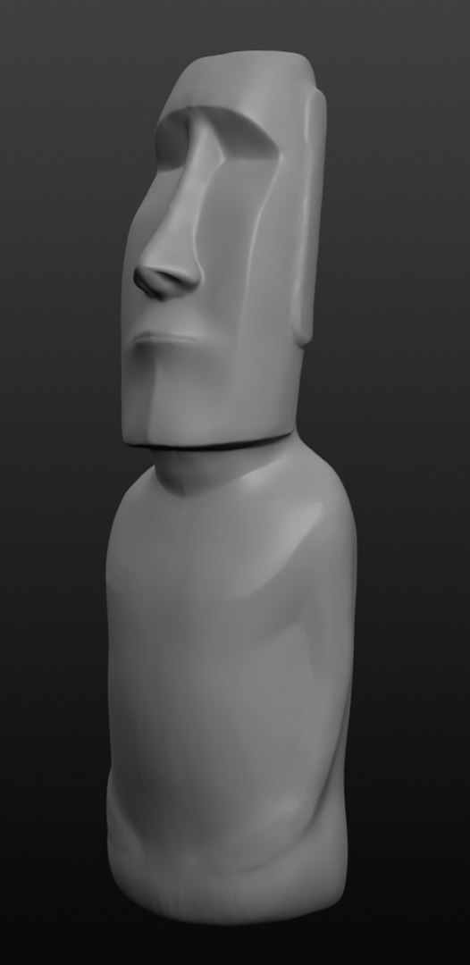 3D Moai Statue - TurboSquid 1411998