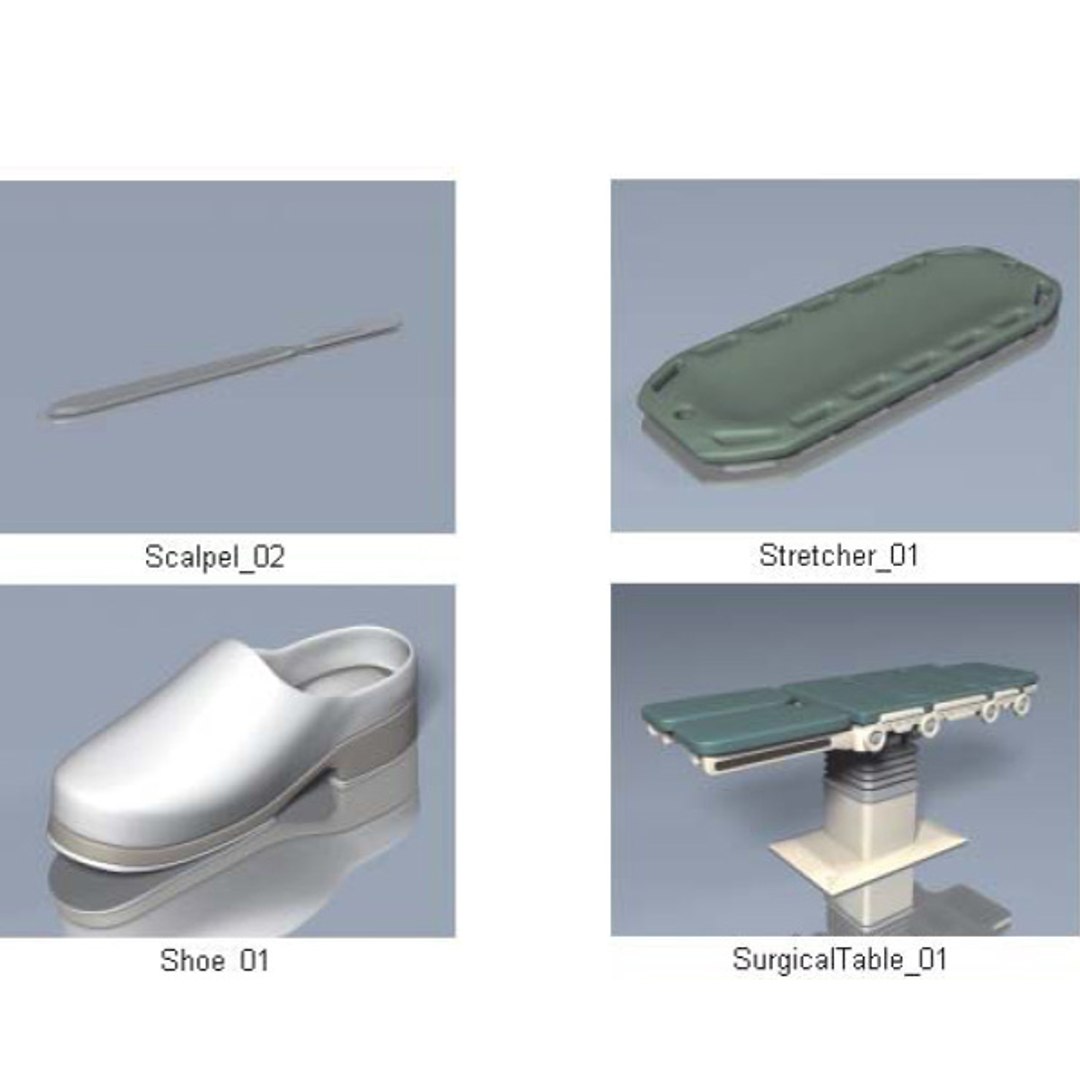3ds Max Medical Equipment