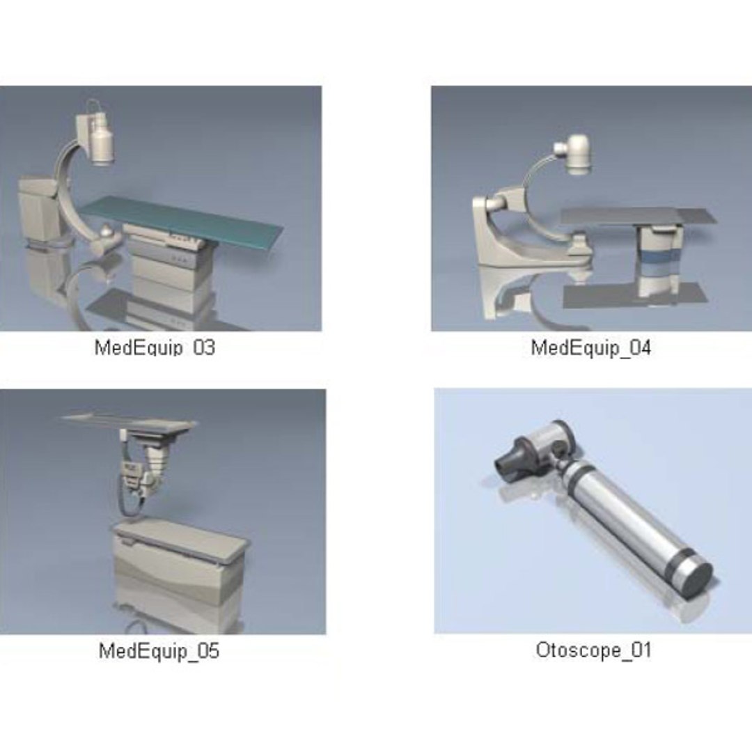 3ds Max Medical Equipment