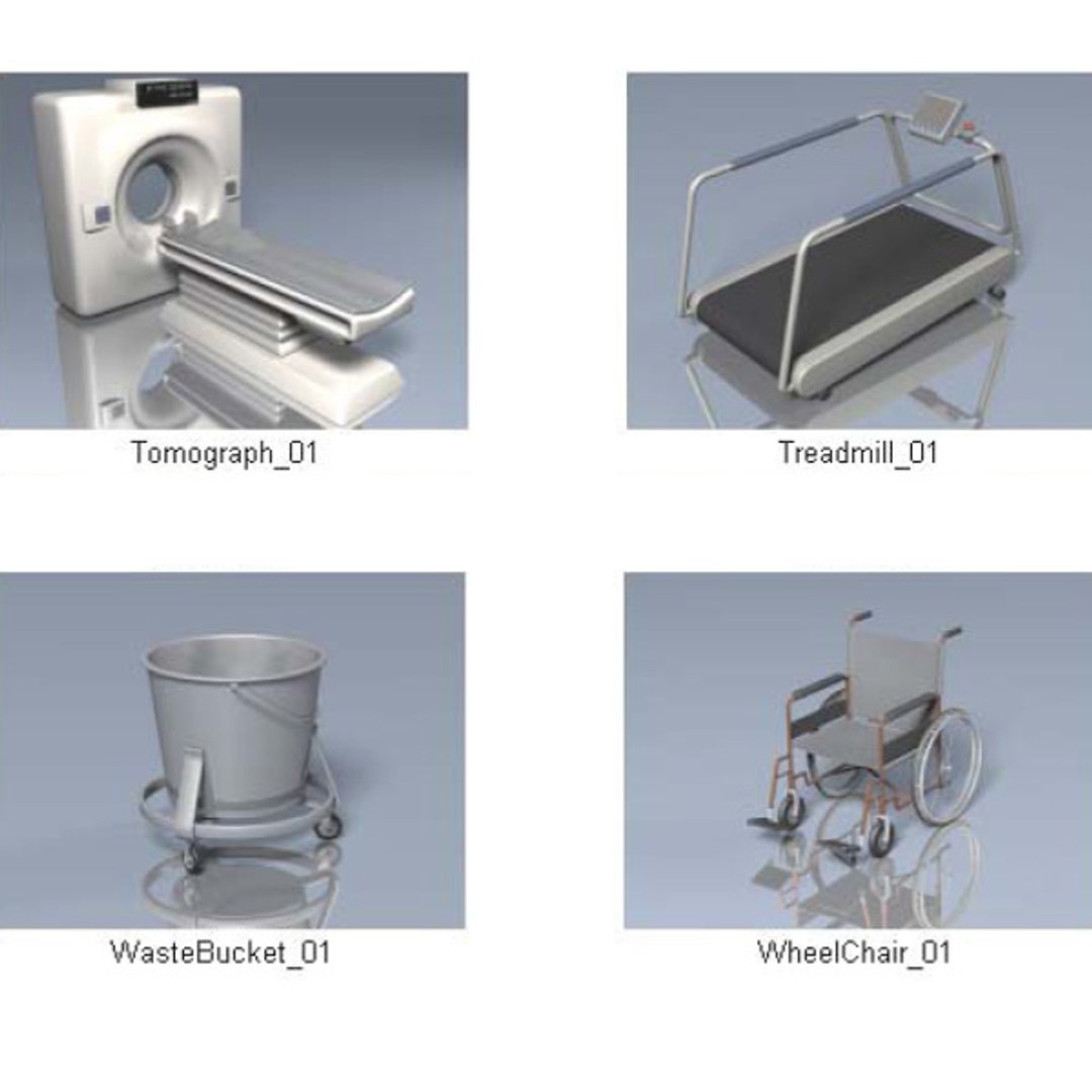3ds Max Medical Equipment