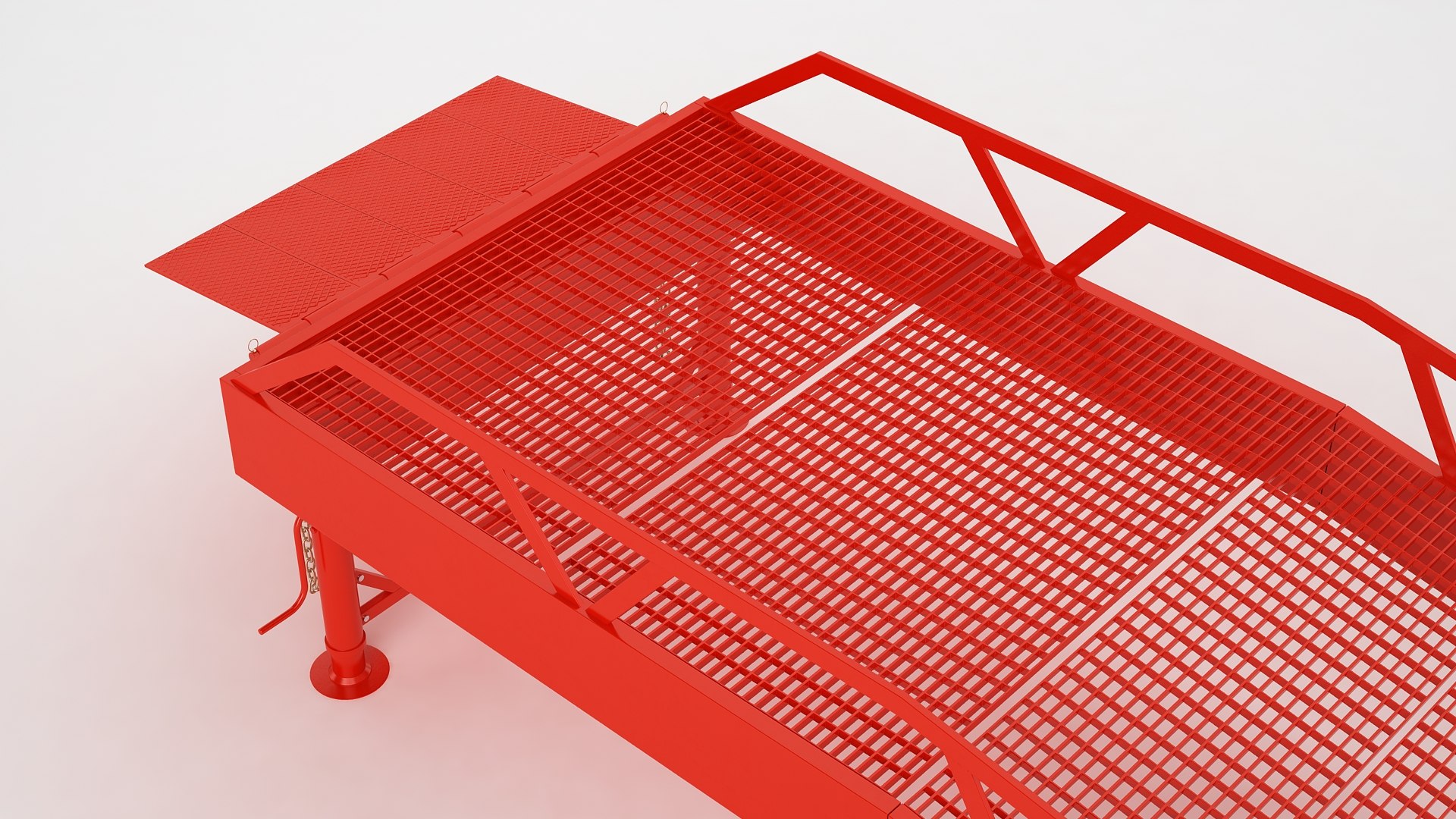 3D Used Portable Loading Ramp 02 - TurboSquid 1839329