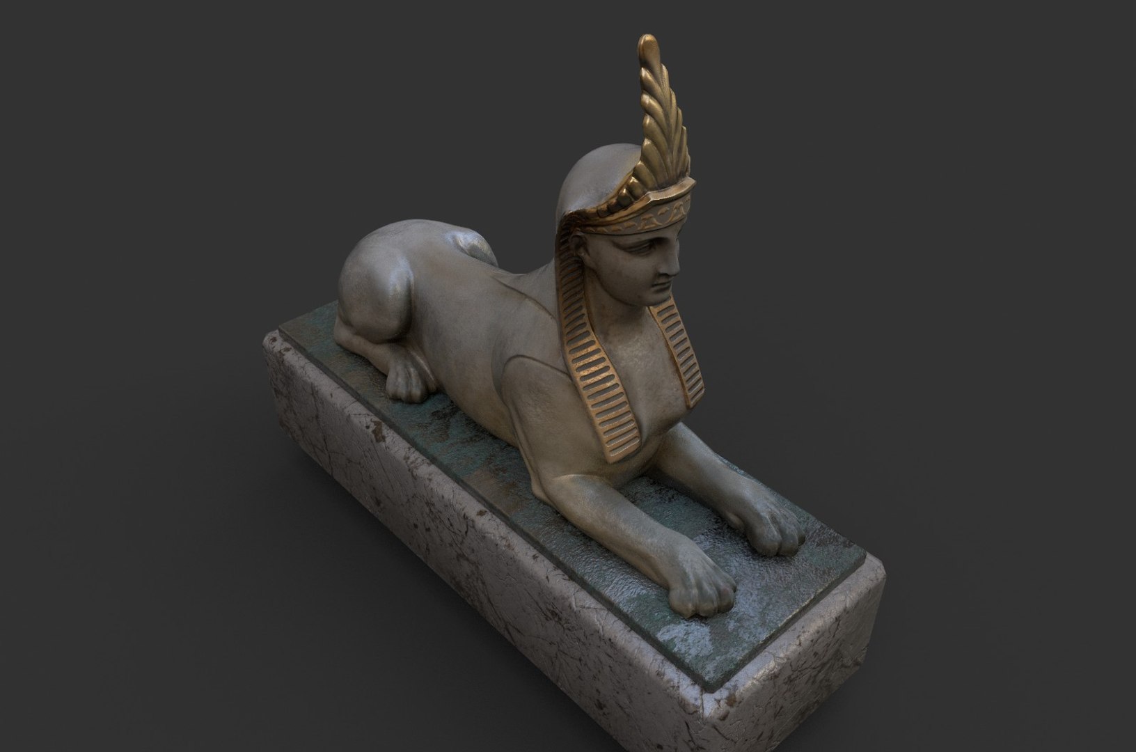 Sphinx Sculpture 3D Model - TurboSquid 1182530