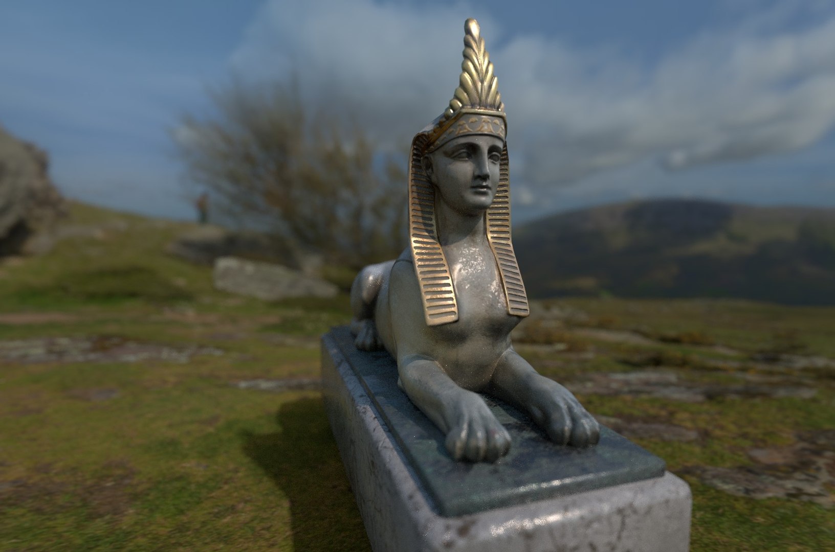 Sphinx Sculpture 3D Model - TurboSquid 1182530