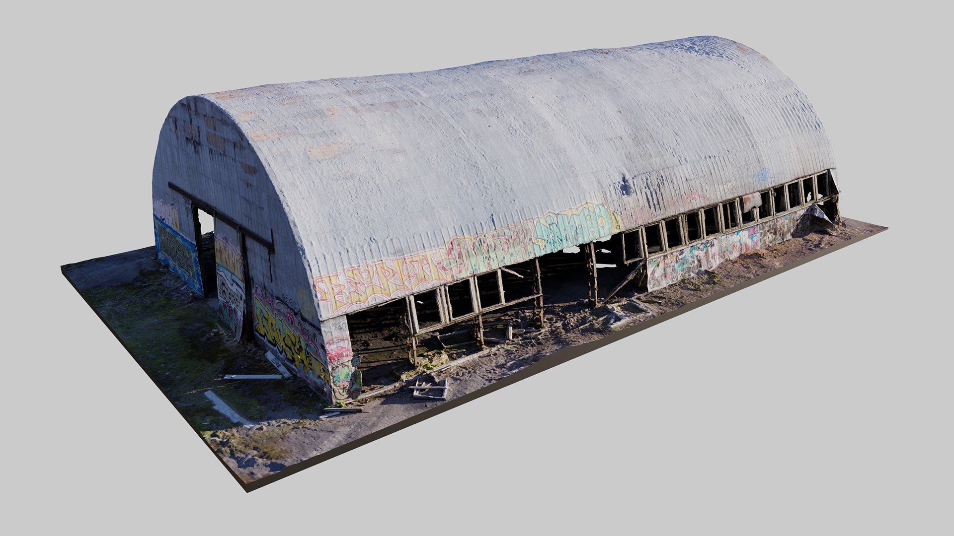 Abandoned-Soviet-Base-Building-4 3D Model - TurboSquid 2237386