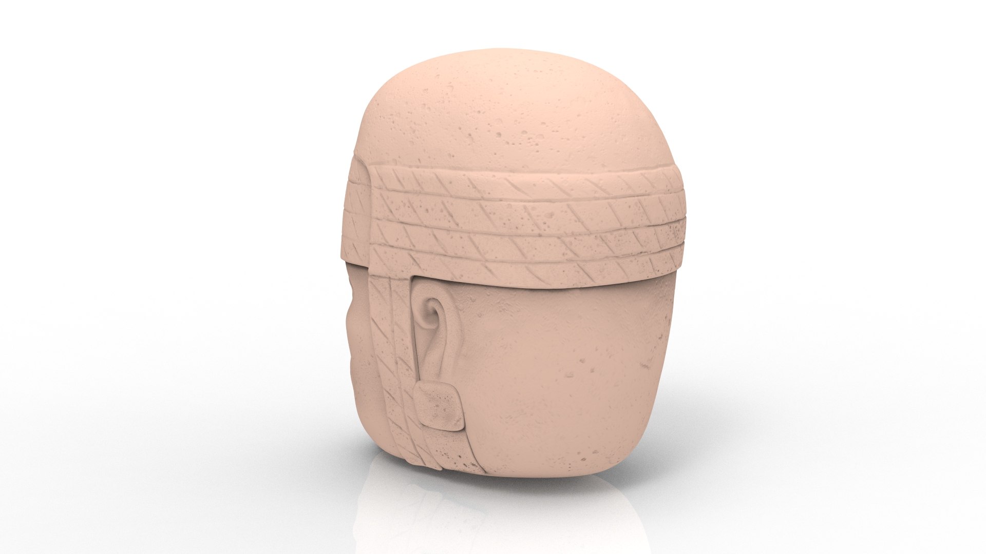 San Lorenzo Colossal Head 3D - TurboSquid 2156915