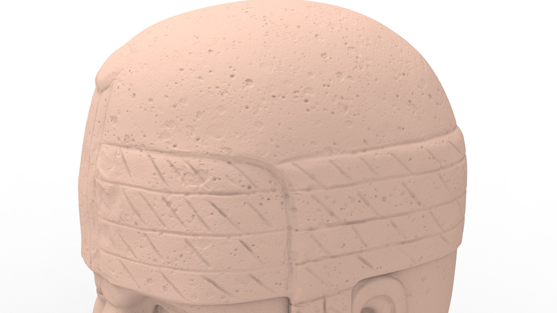 San Lorenzo Colossal Head 3D - TurboSquid 2156915