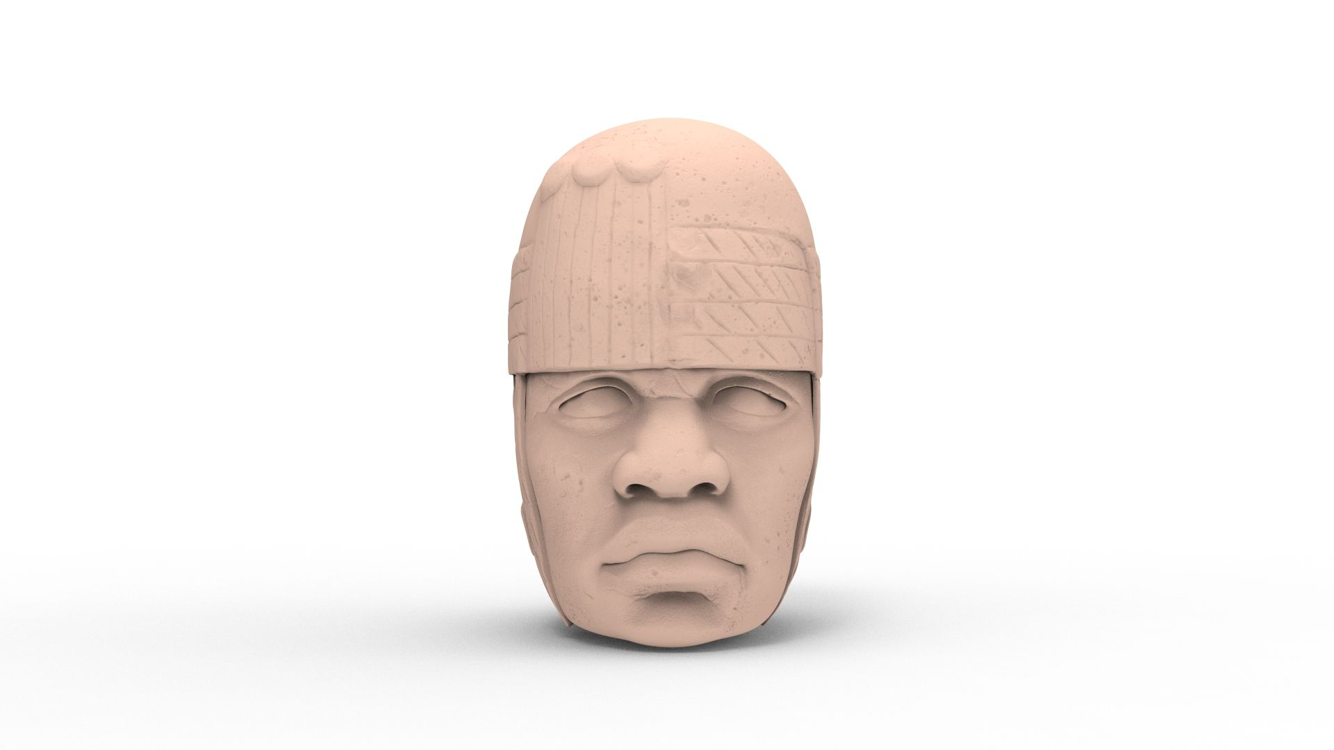 San Lorenzo Colossal Head 3D - TurboSquid 2156915