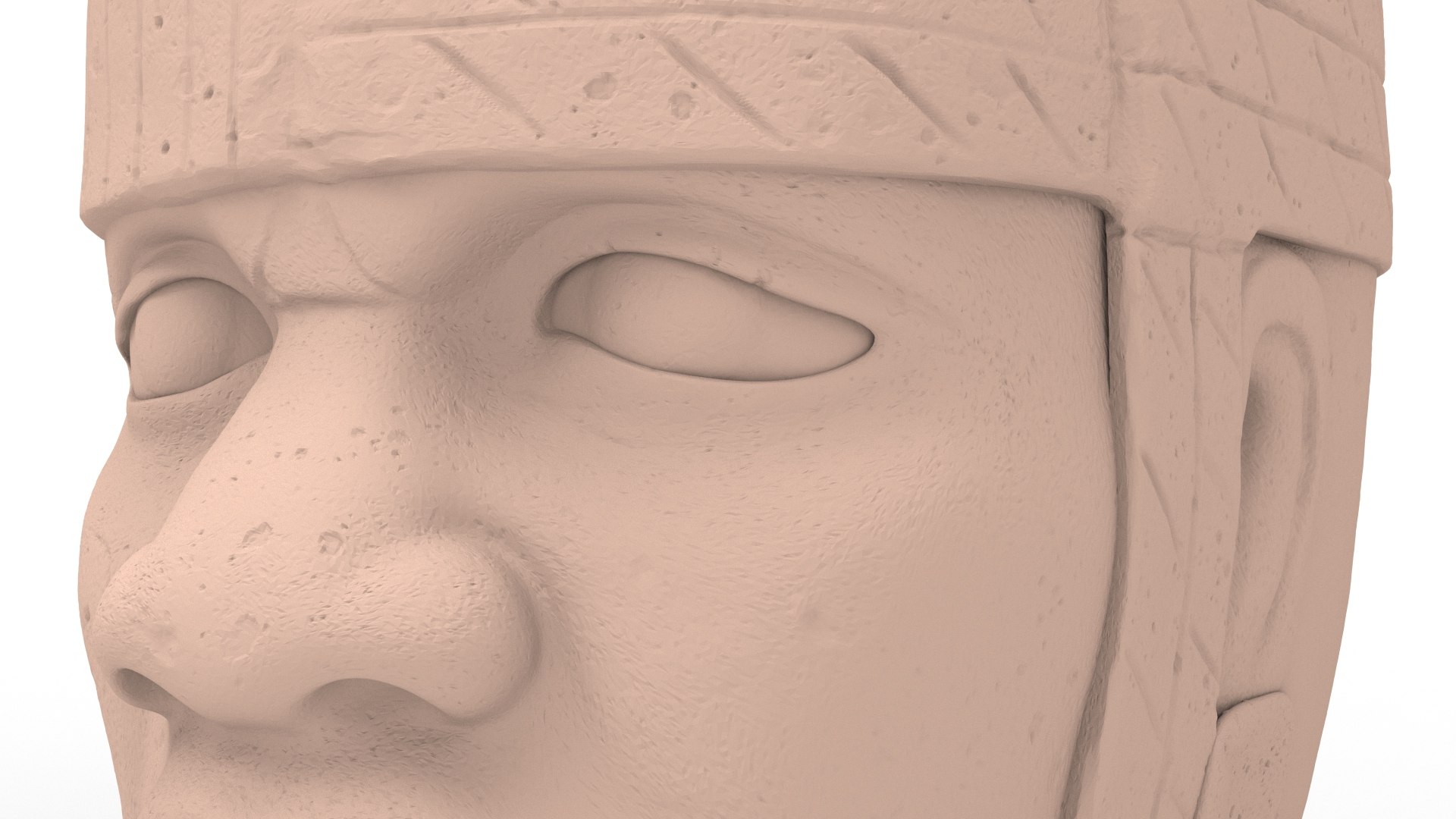 San Lorenzo Colossal Head 3D - TurboSquid 2156915