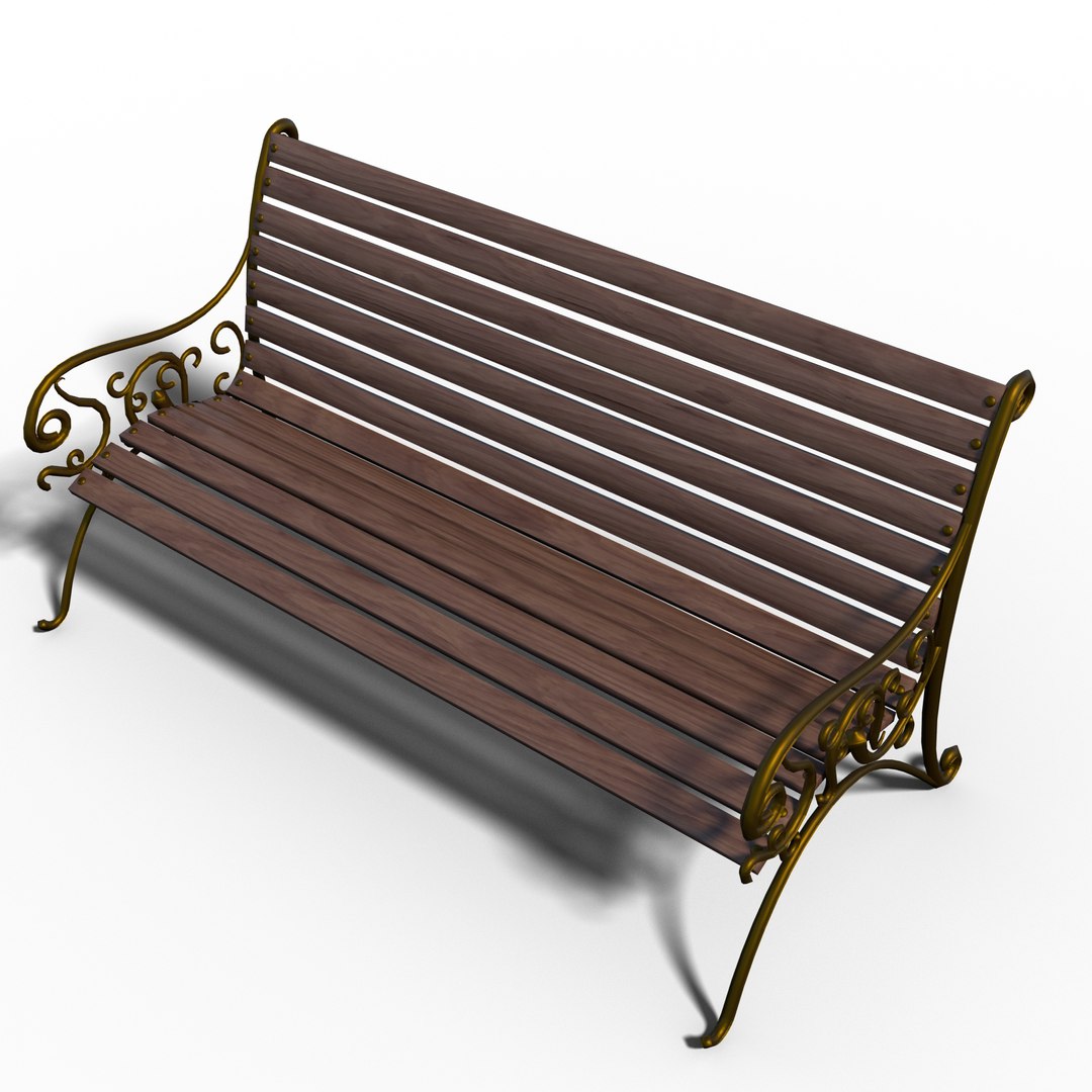 3D Park Bench - TurboSquid 2059331
