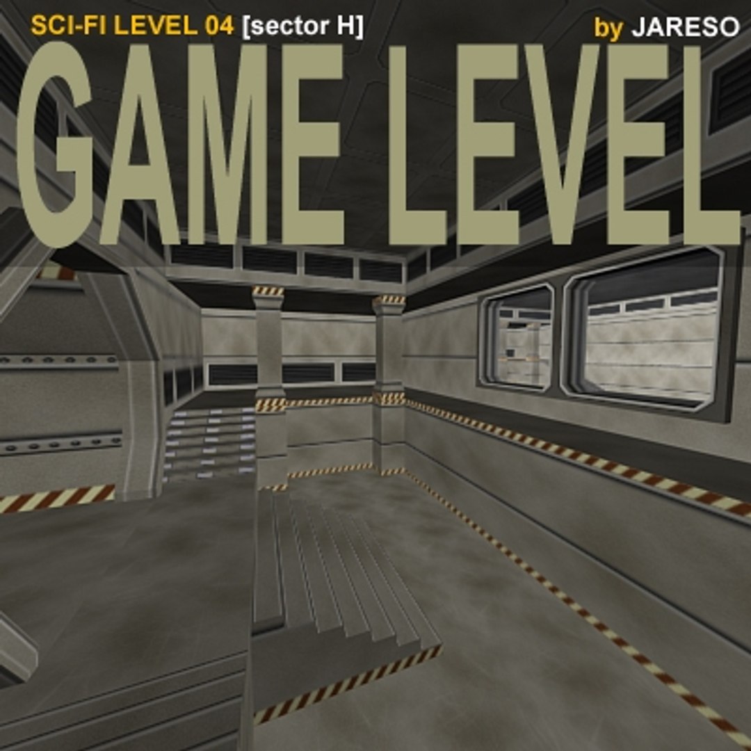 Sci-fi Level Level04h Sector 3d Model
