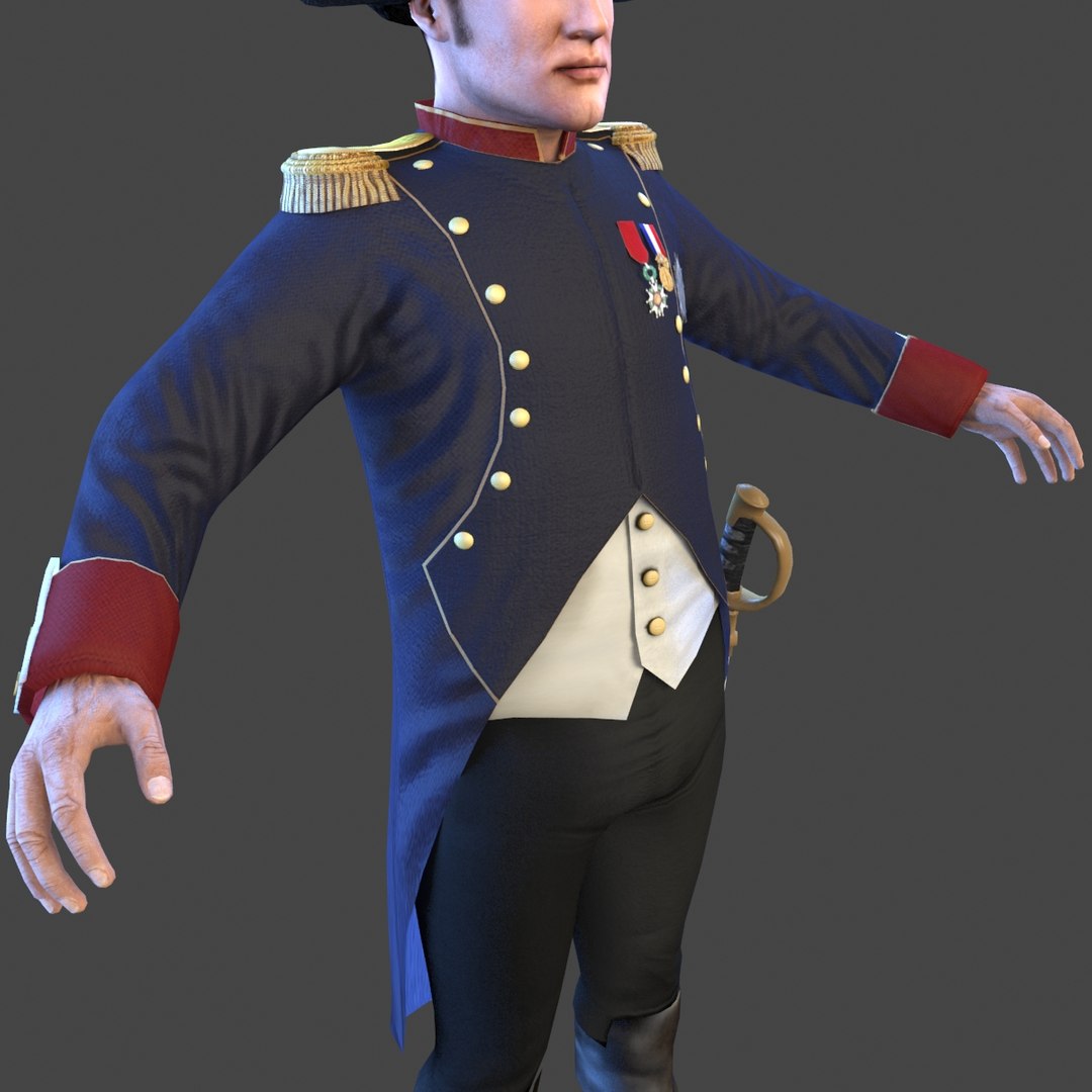 3D Napoleon Model - TurboSquid 1457824