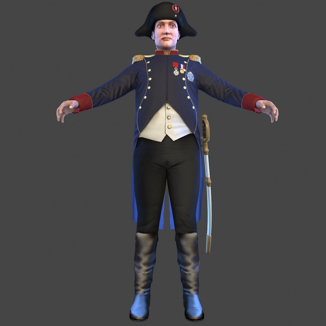 3D Napoleon Model - TurboSquid 1457824
