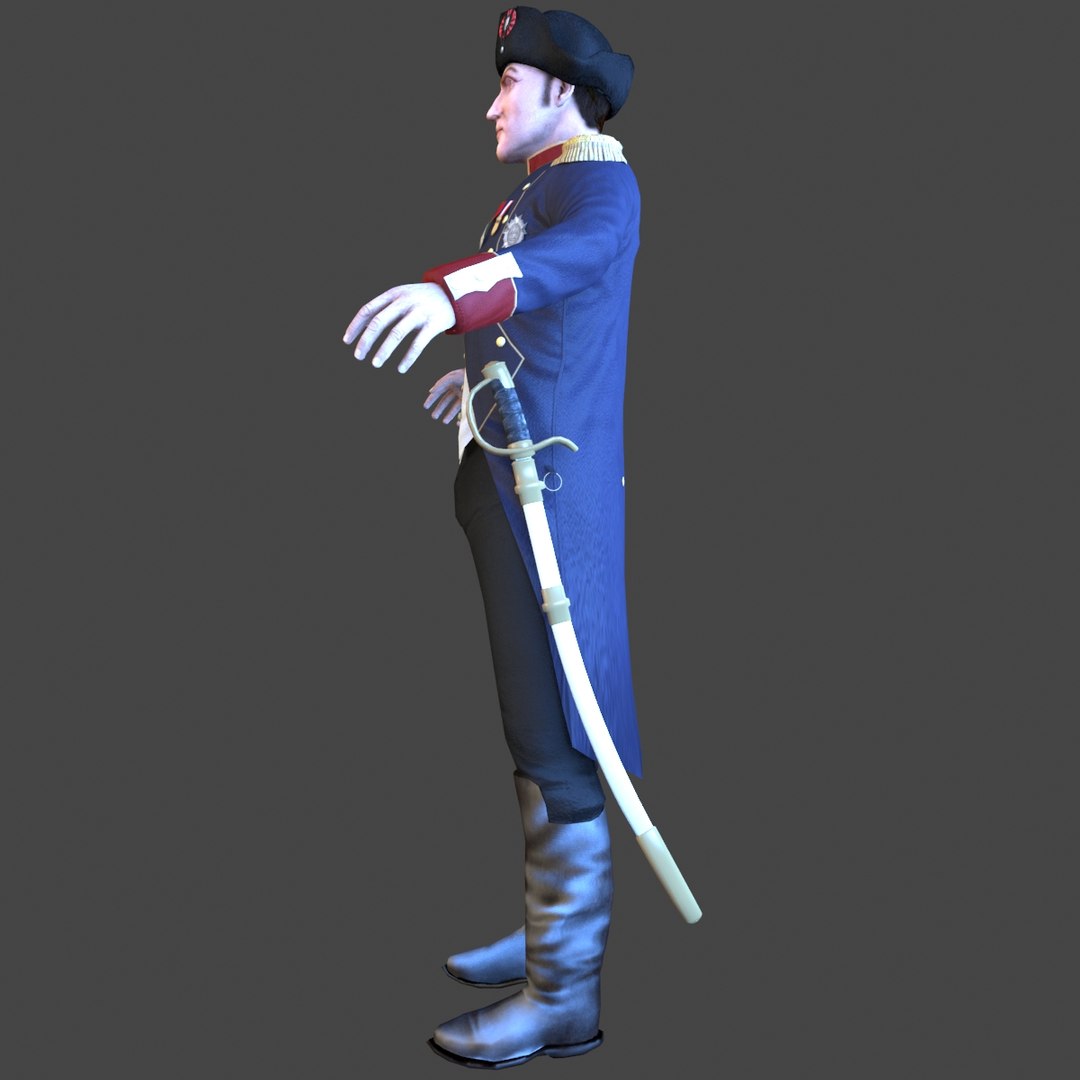3D Napoleon Model - TurboSquid 1457824