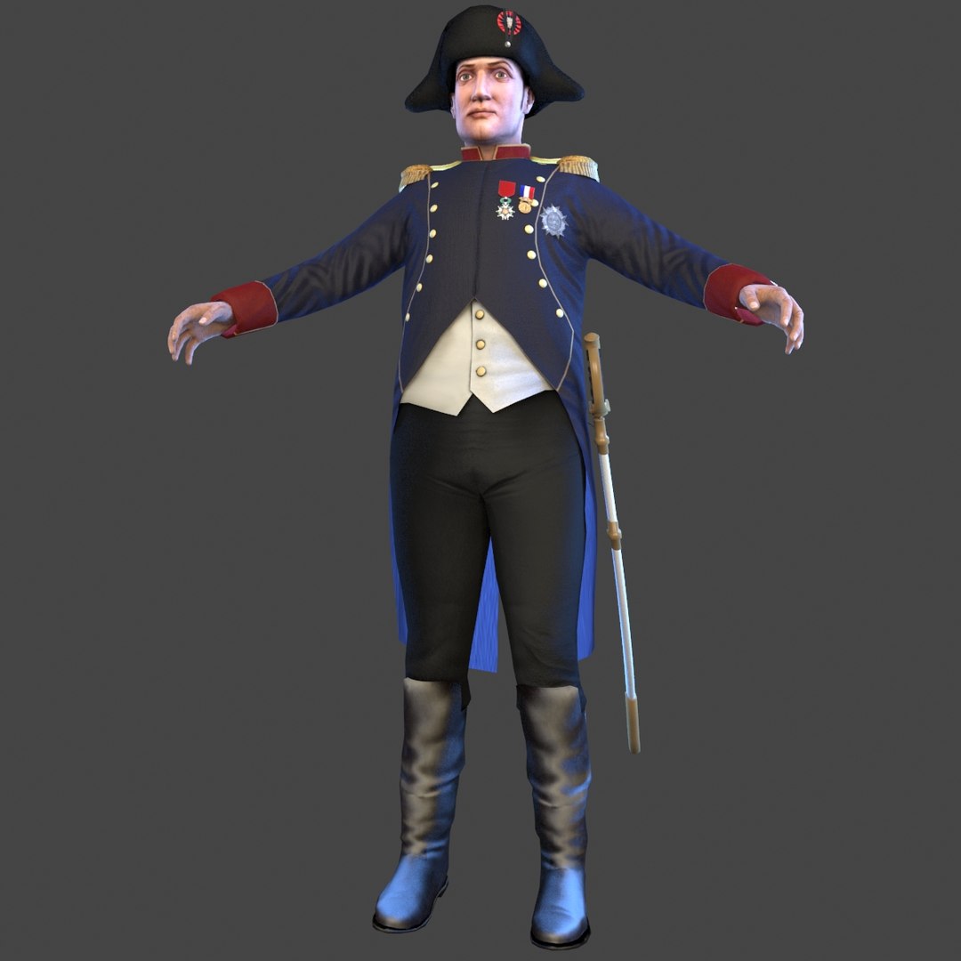 3D Napoleon Model - TurboSquid 1457824