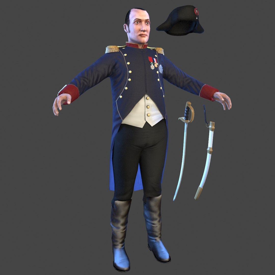 3D Napoleon Model - TurboSquid 1457824