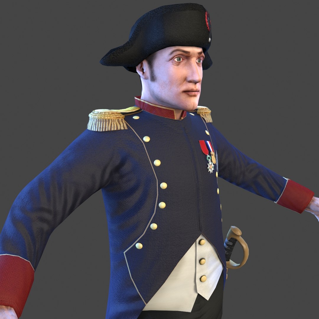 3D Napoleon Model - TurboSquid 1457824