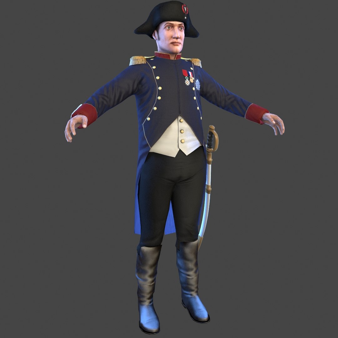 3D napoleon model - TurboSquid 1457824