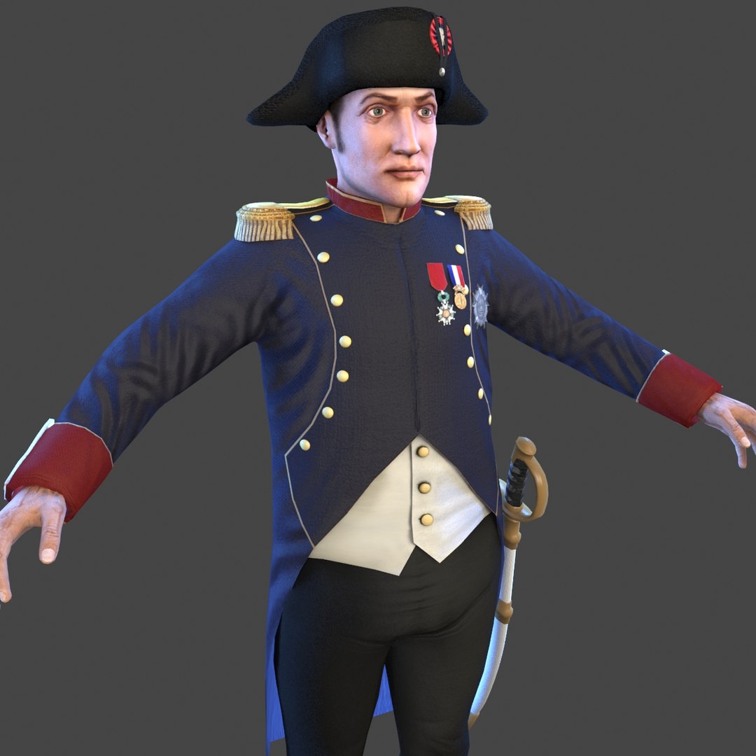 3D Napoleon Model - TurboSquid 1457824