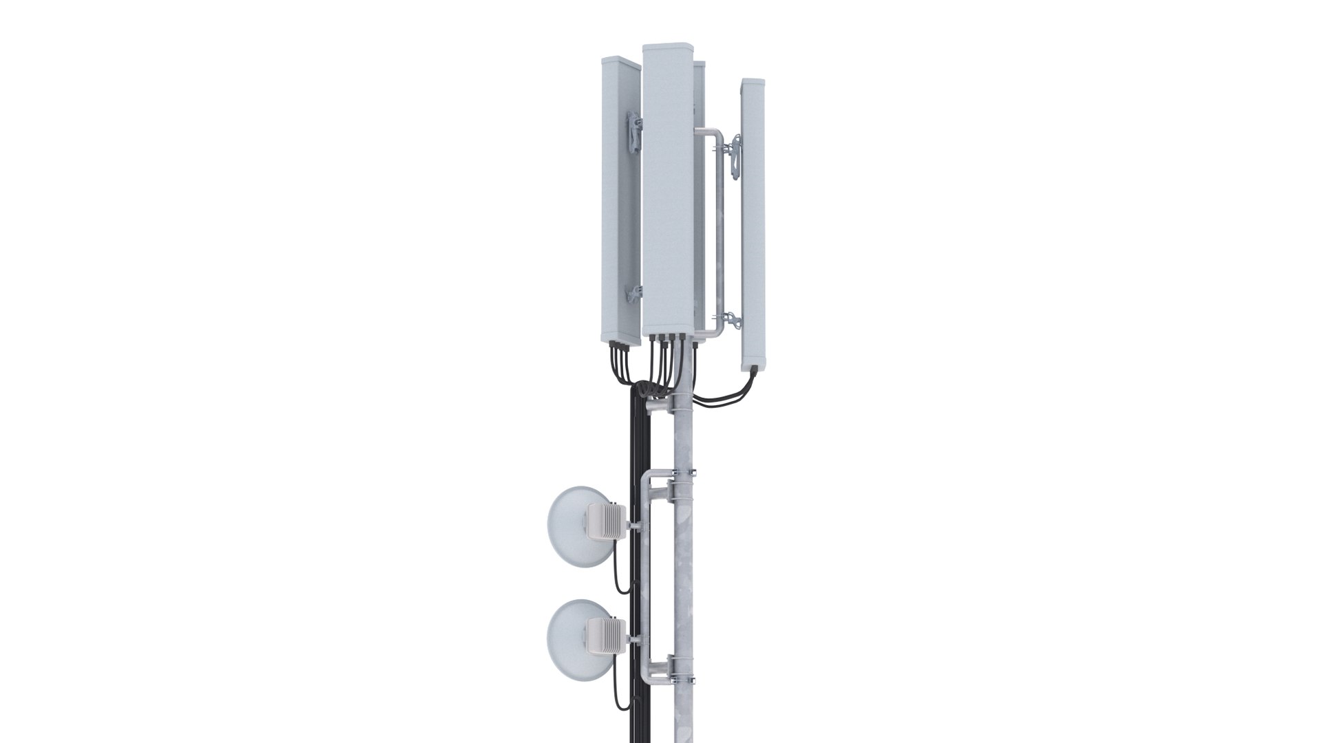 3D Rooftop Cell Phone Tower 5 - TurboSquid 1986105
