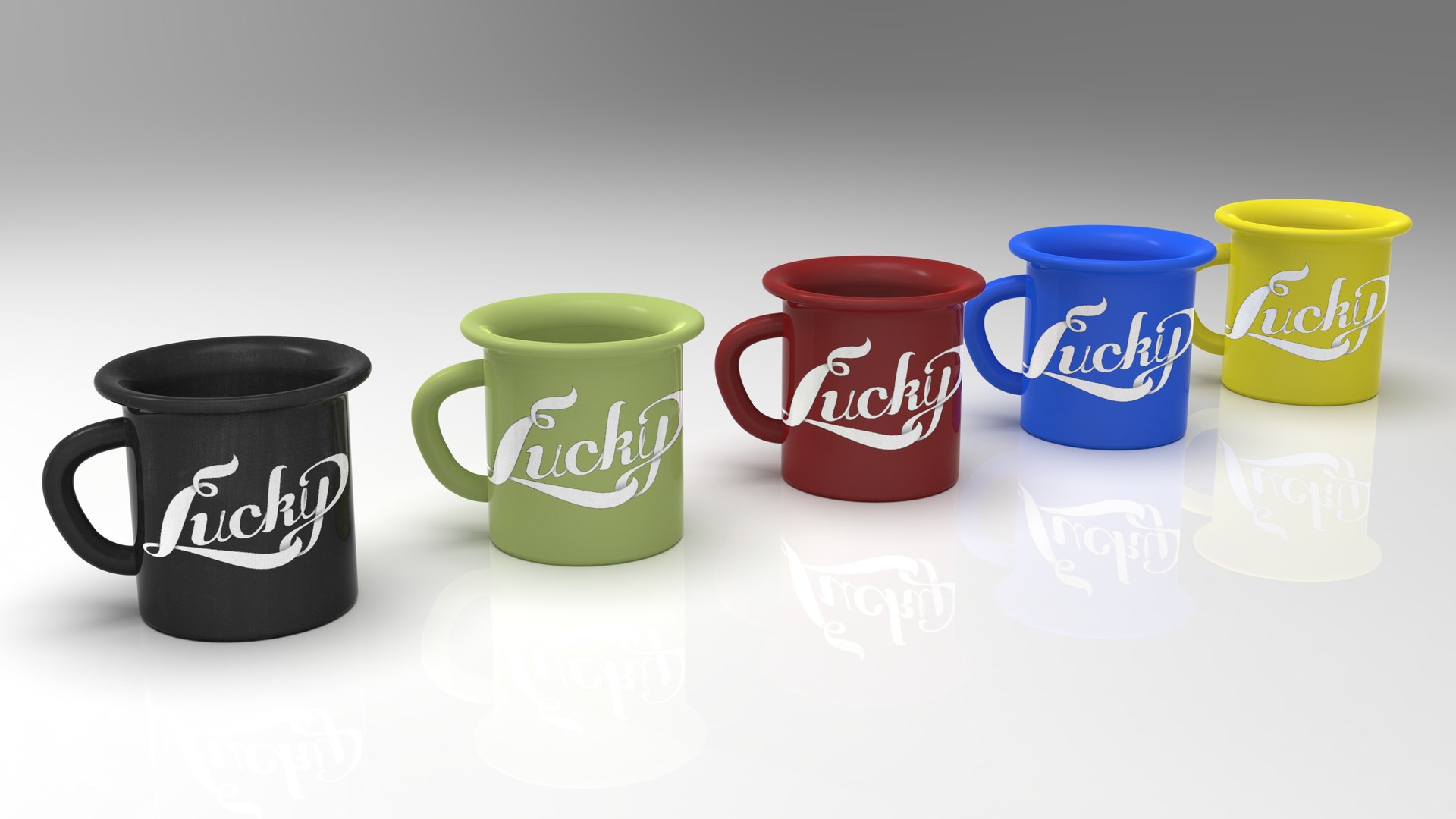 3D Lucky Cup - TurboSquid 2108675