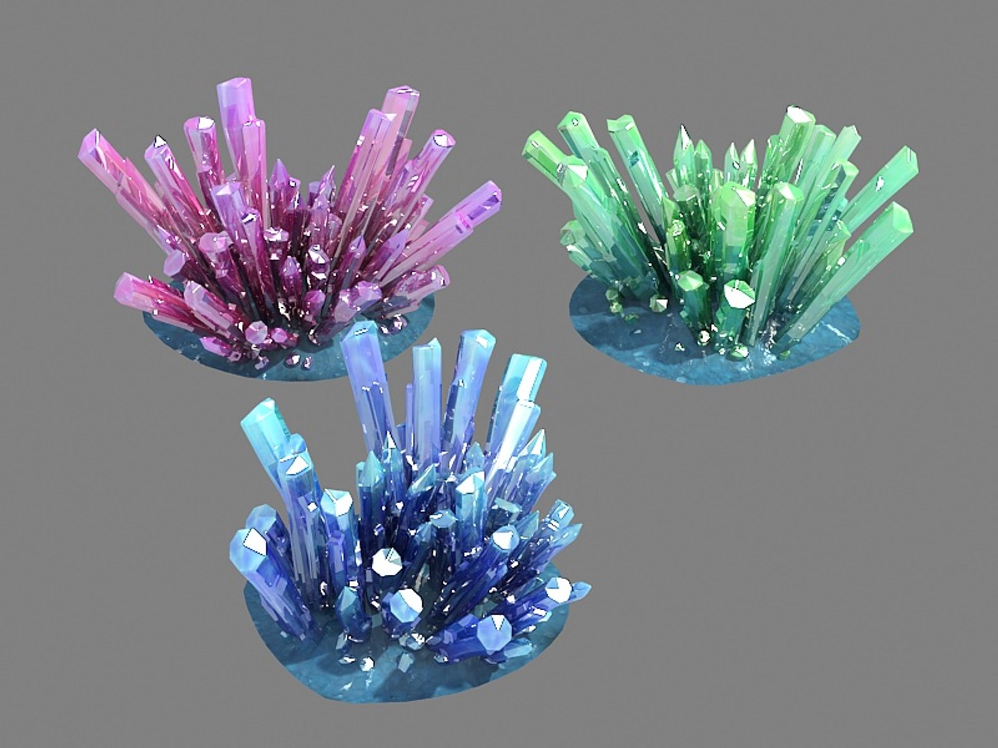 Cryolite Underground Cave Crystal 3D Model - TurboSquid 1639989