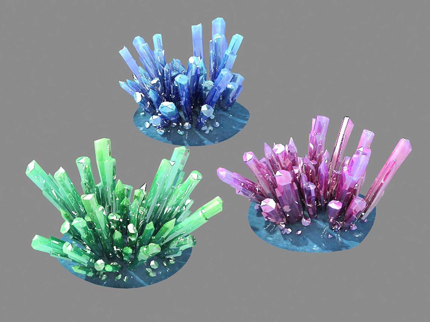 Cryolite Underground Cave Crystal 3D Model - TurboSquid 1639989