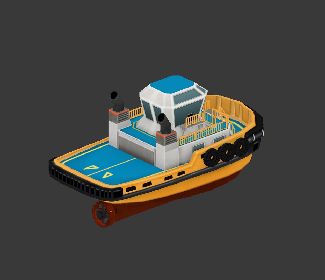 Cartoon Ship Container 3D Model - TurboSquid 1231796