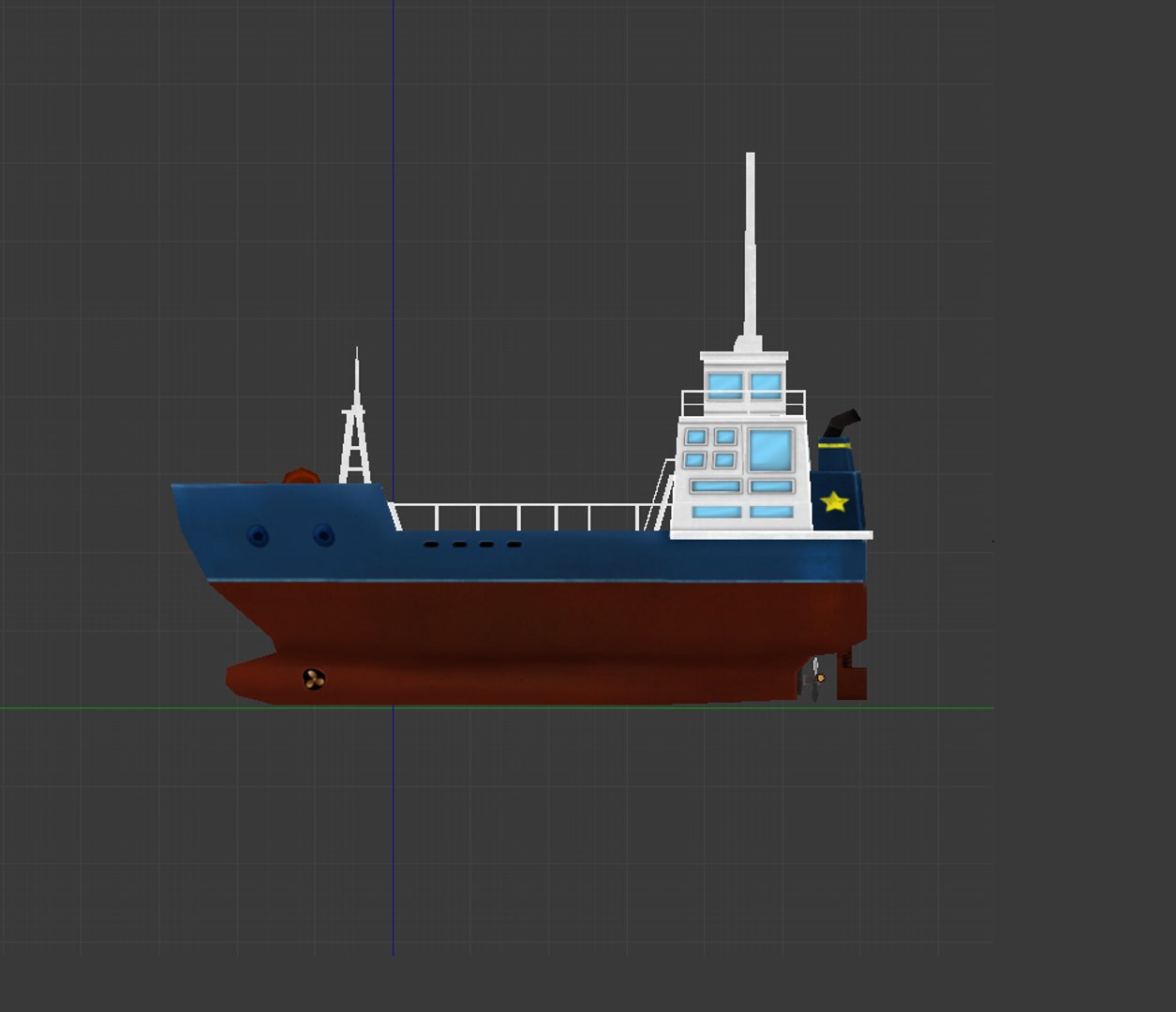 Cartoon Ship Container 3D Model - TurboSquid 1231796