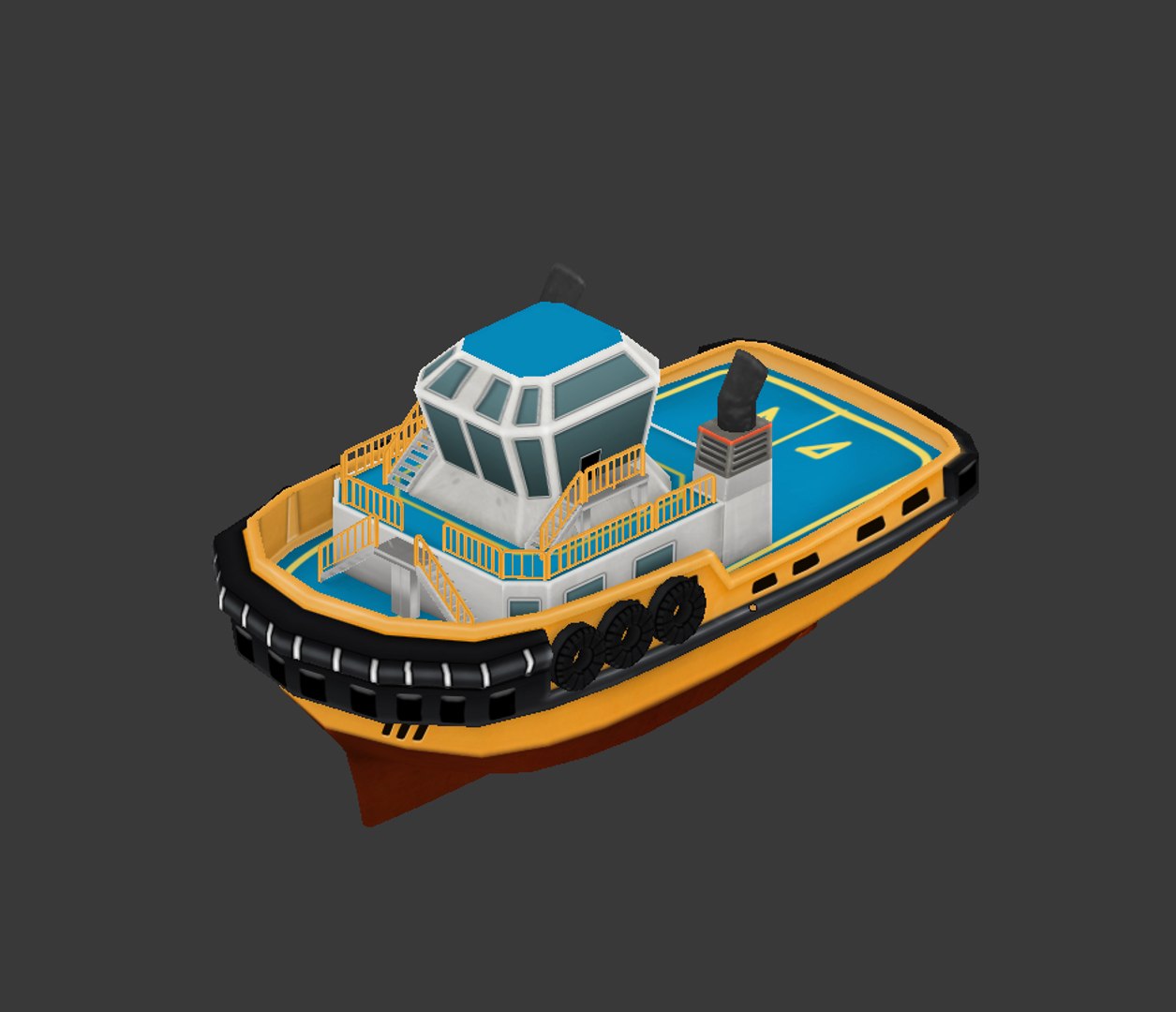 Cartoon Ship Container 3D Model - TurboSquid 1231796