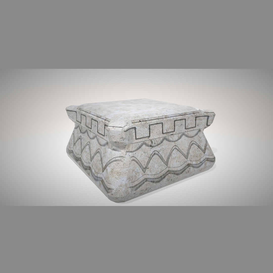 Free stone table 3D - TurboSquid 1333548