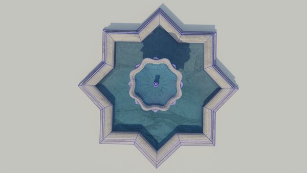modèle 3D de Fontaine Marocaine - TurboSquid 1584819