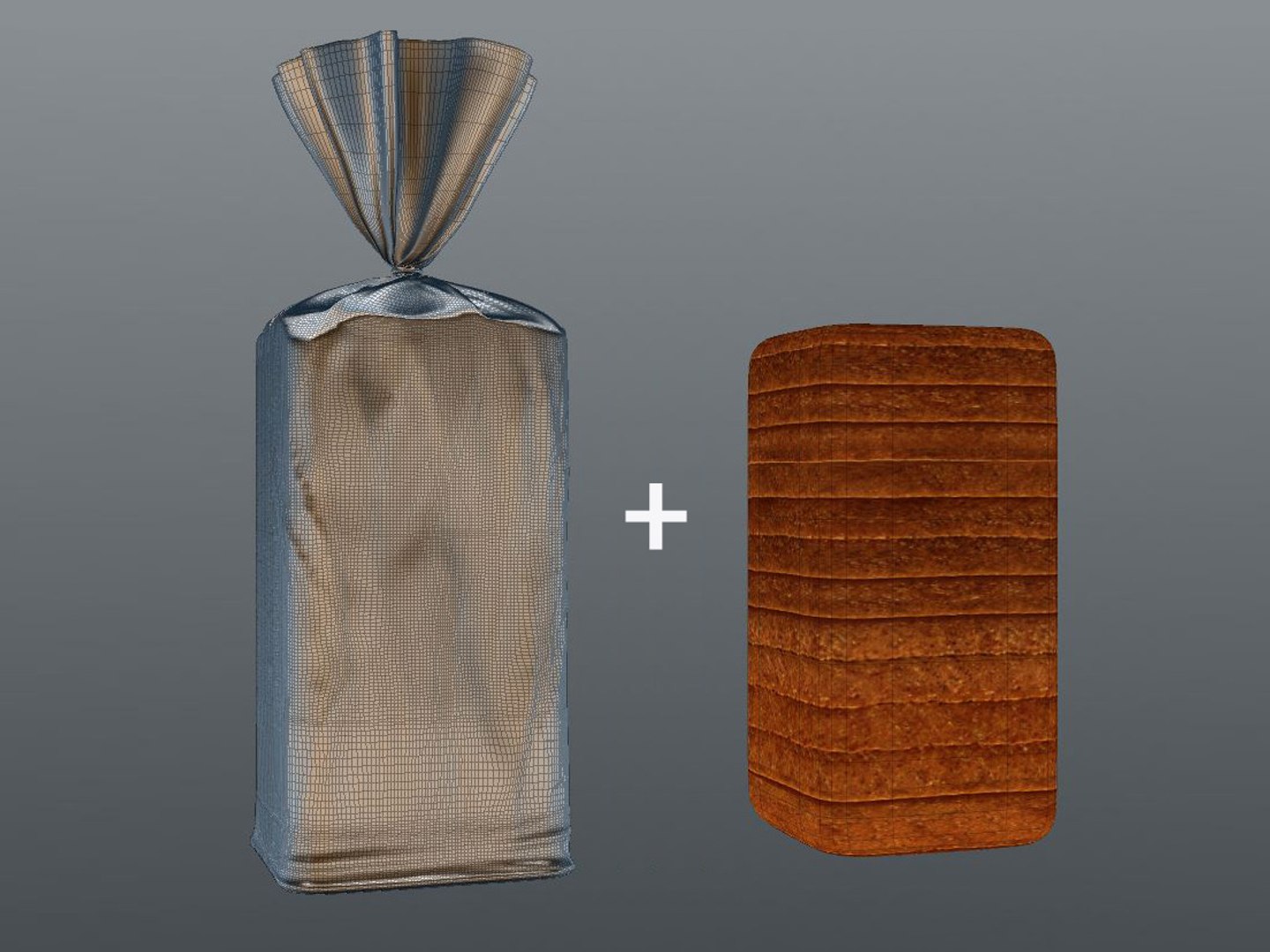 Bread Package Pack 3D Model - TurboSquid 1406027