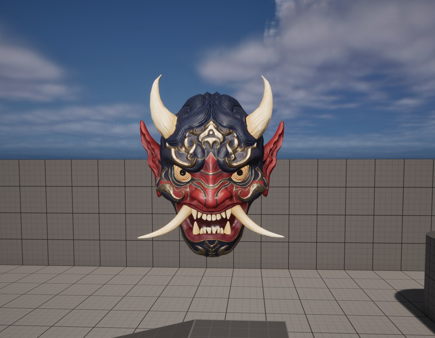 3D DemonMask Model - TurboSquid 2189803