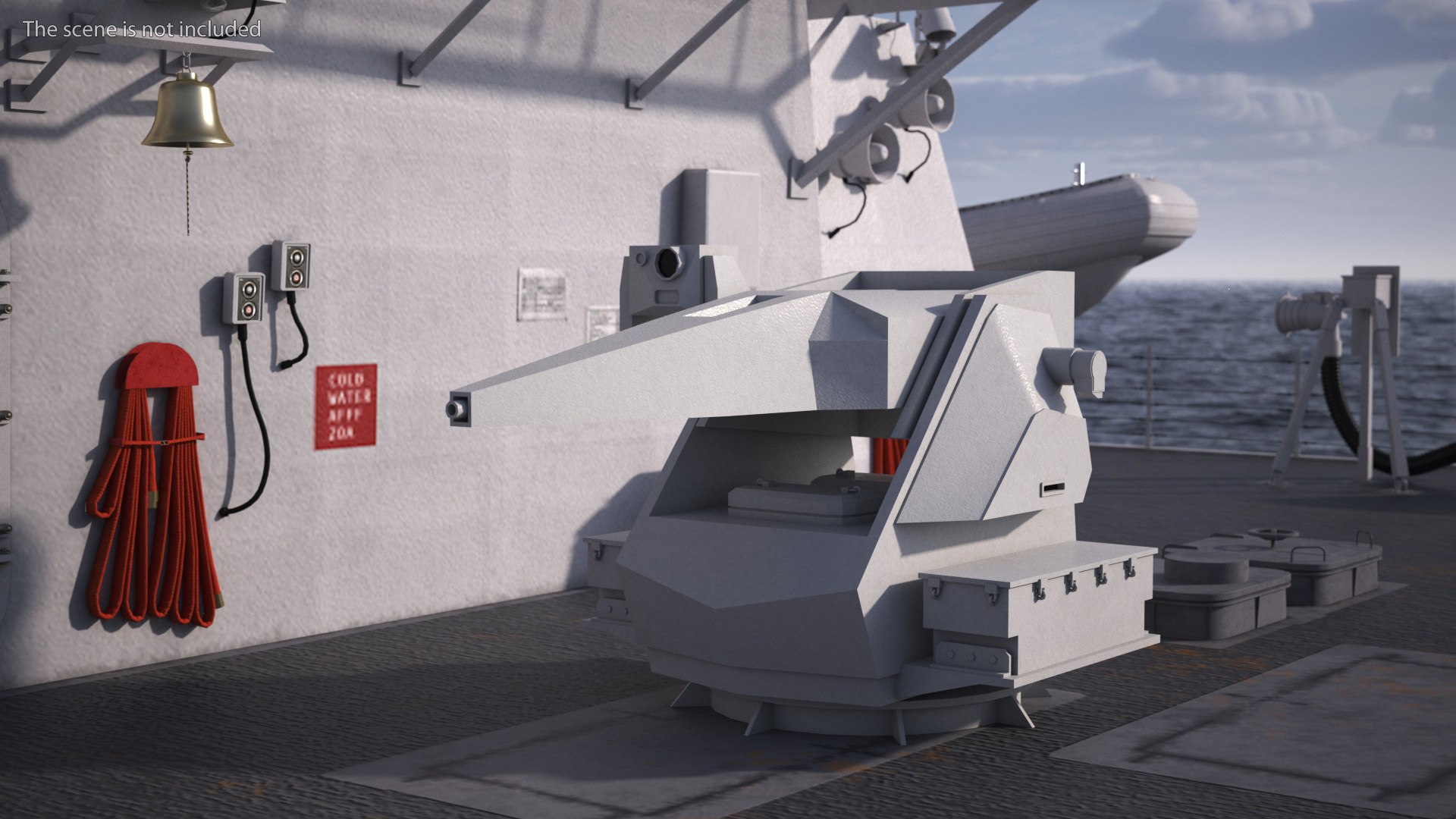 Simplified Sci Fi Navy Cannon System Gun For 3D Print 3D Model ...