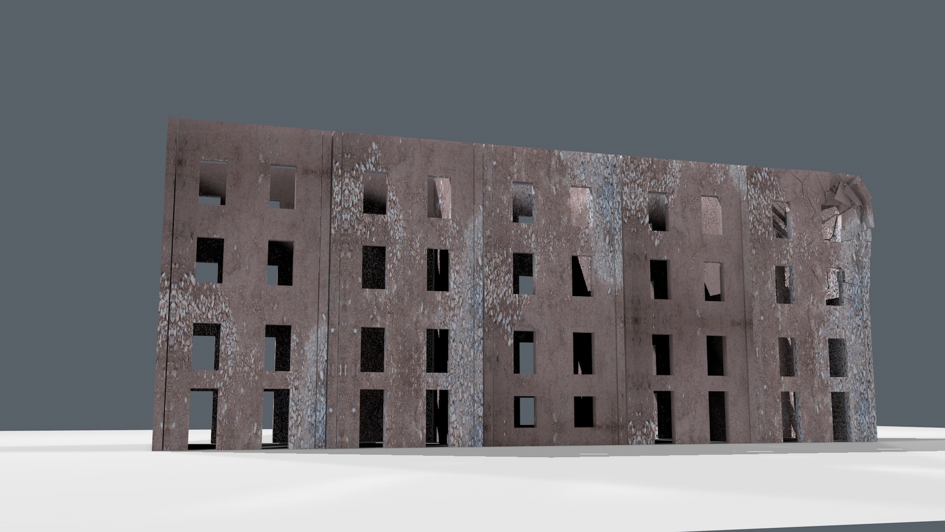 Building collapse groups 3D - TurboSquid 1534228