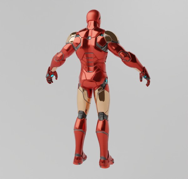3D Iron Man Lowpoly Rigged - TurboSquid 2033979