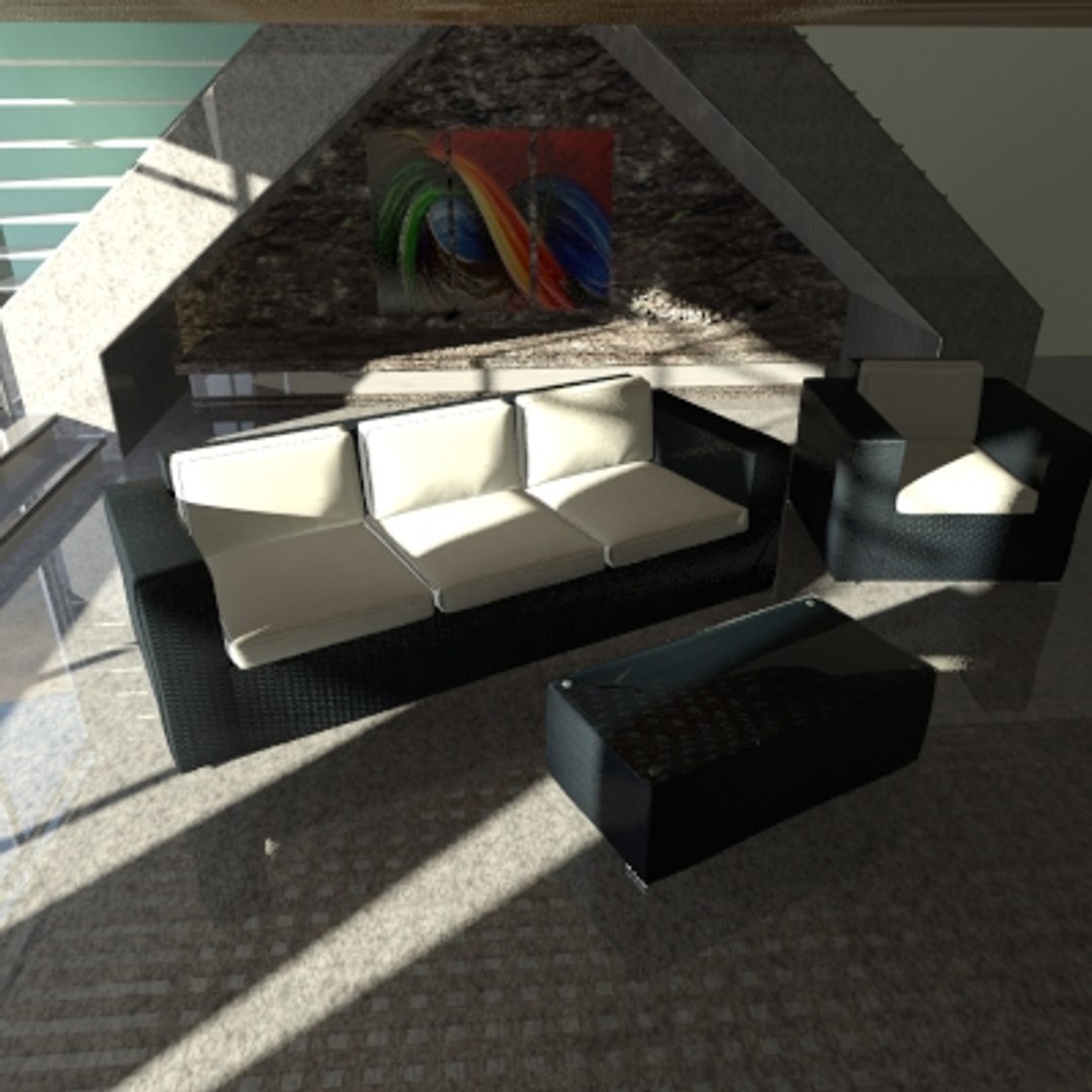 3d Model Living Room