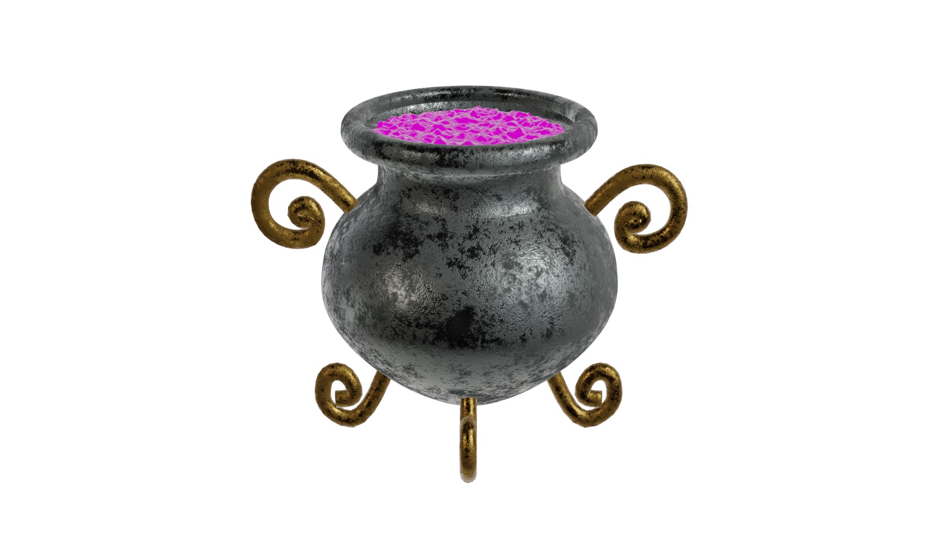 Cauldron 3D Model - TurboSquid 2269309