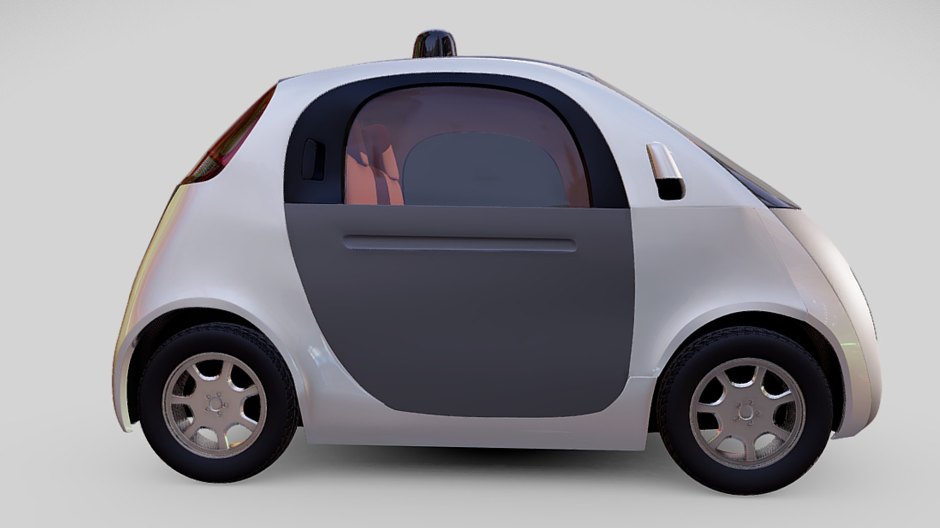 Google Self-Driving Car 3D Model - TurboSquid 2167705