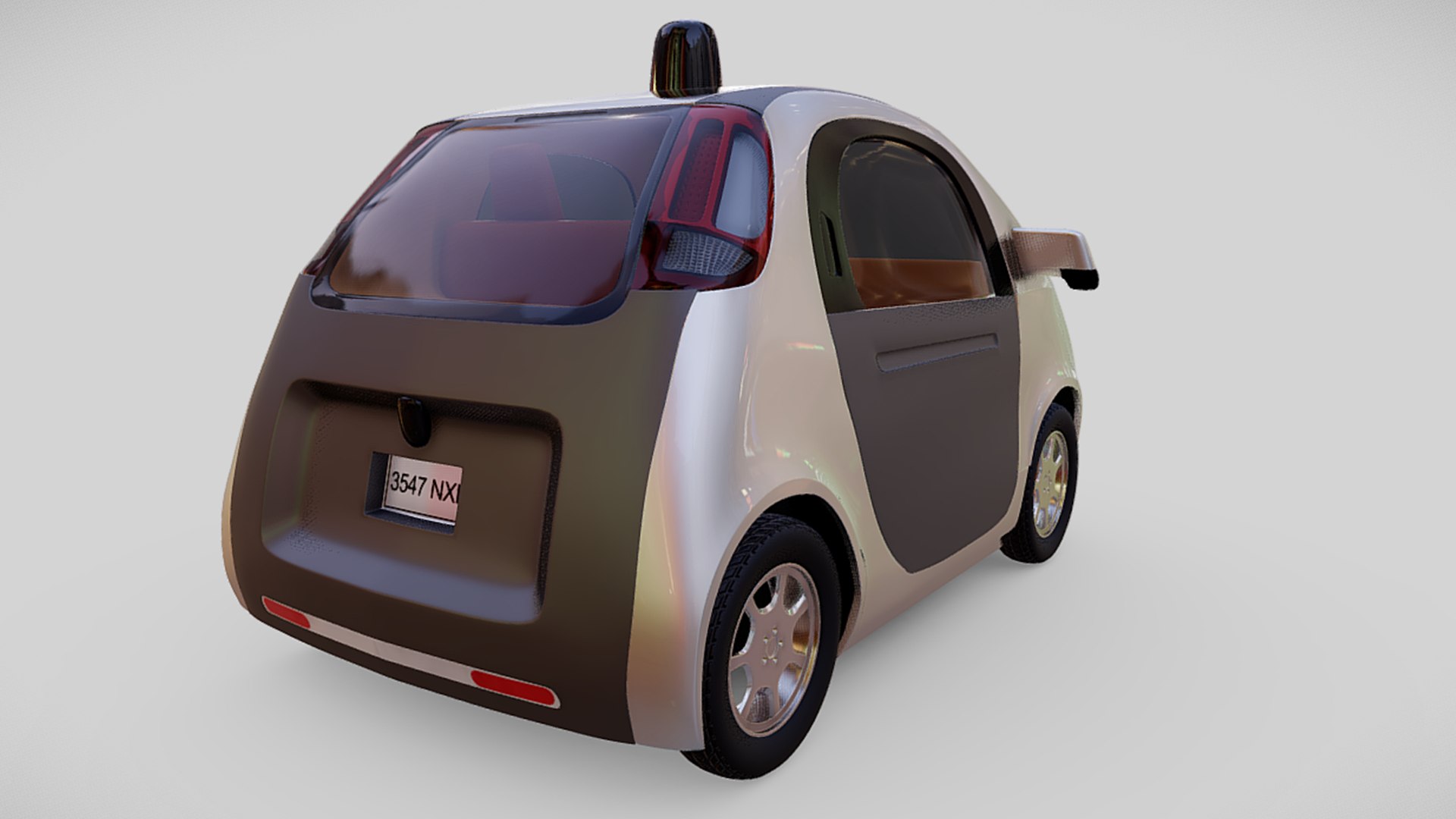 Google Self-Driving Car 3D Model - TurboSquid 2167705