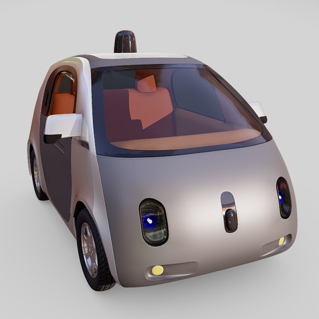 Google Self-Driving Car 3D Model - TurboSquid 2167705