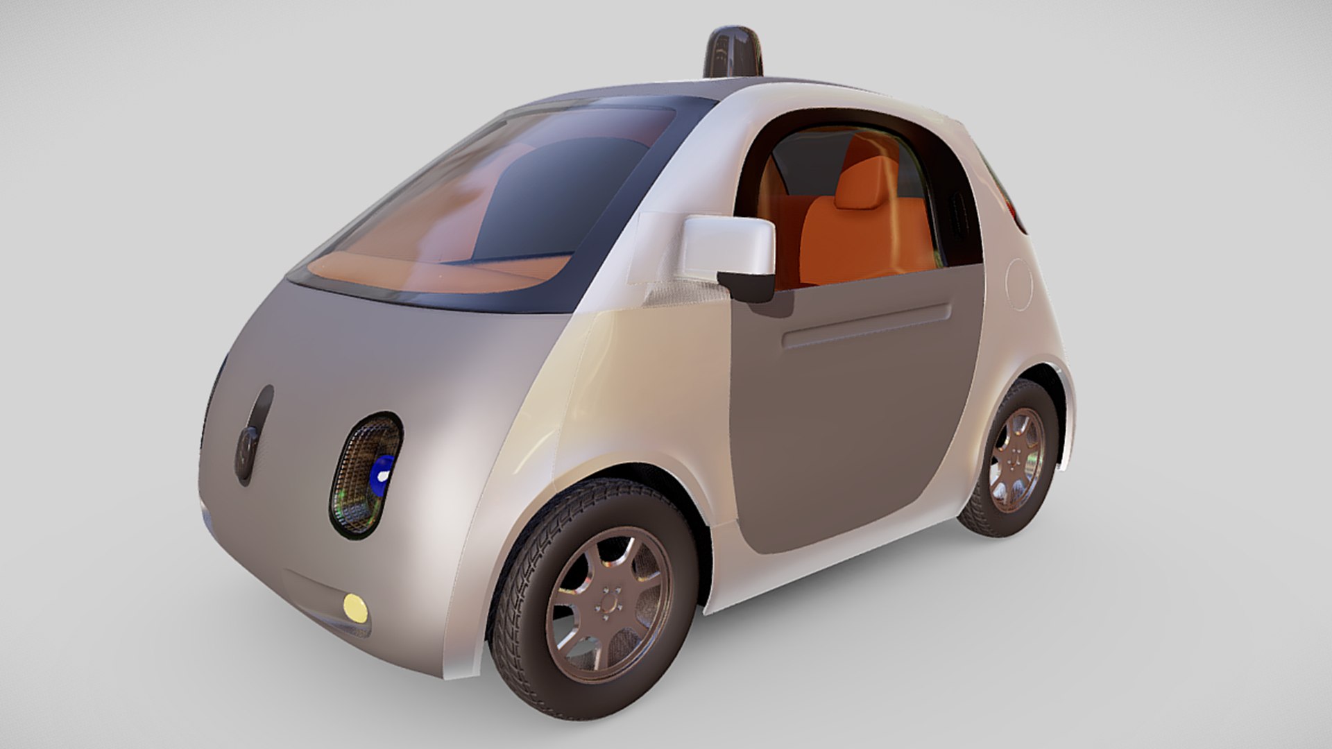 Google Self-Driving Car 3D Model - TurboSquid 2167705