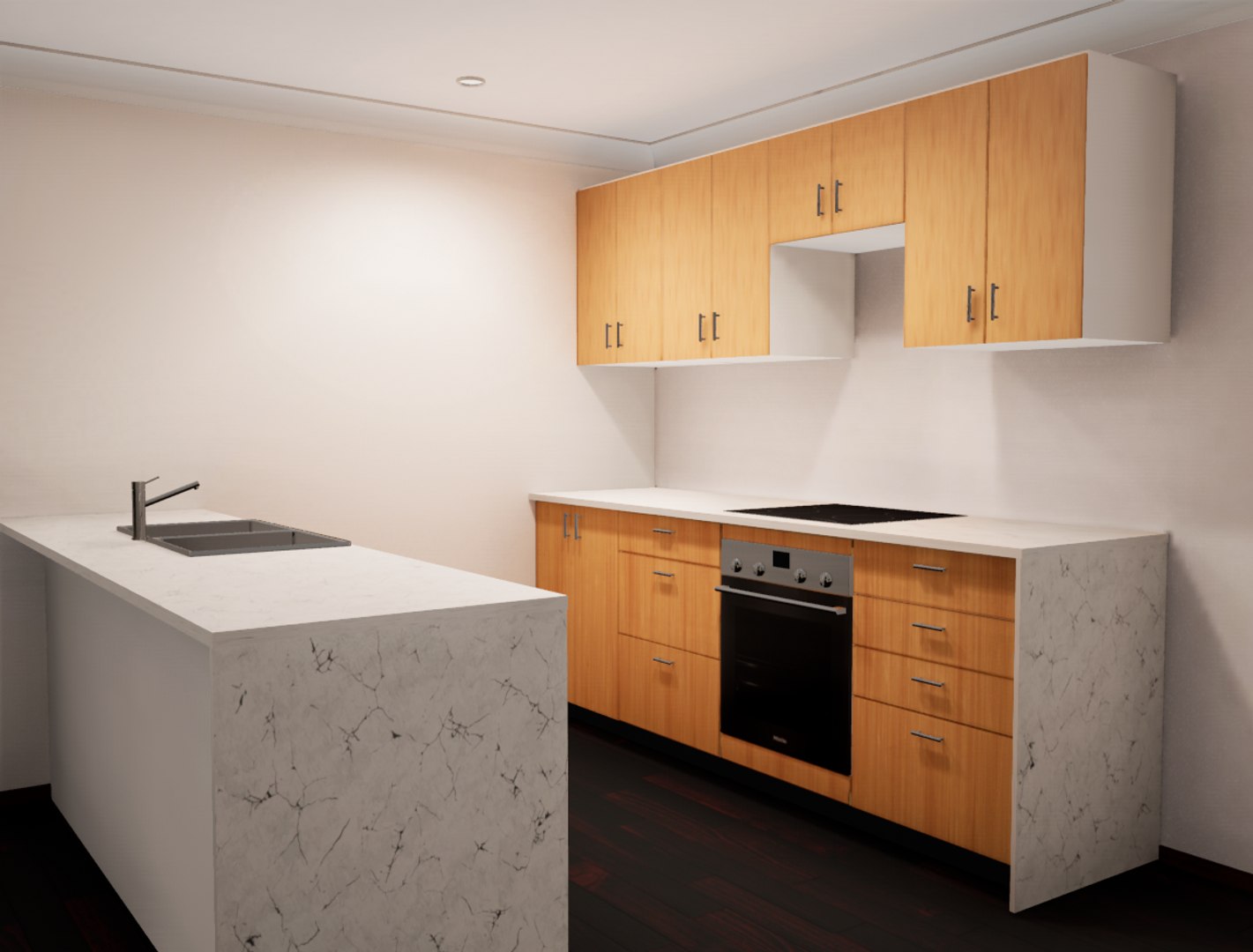 Modular Kitchen Cabinets 3D Model - TurboSquid 1510964