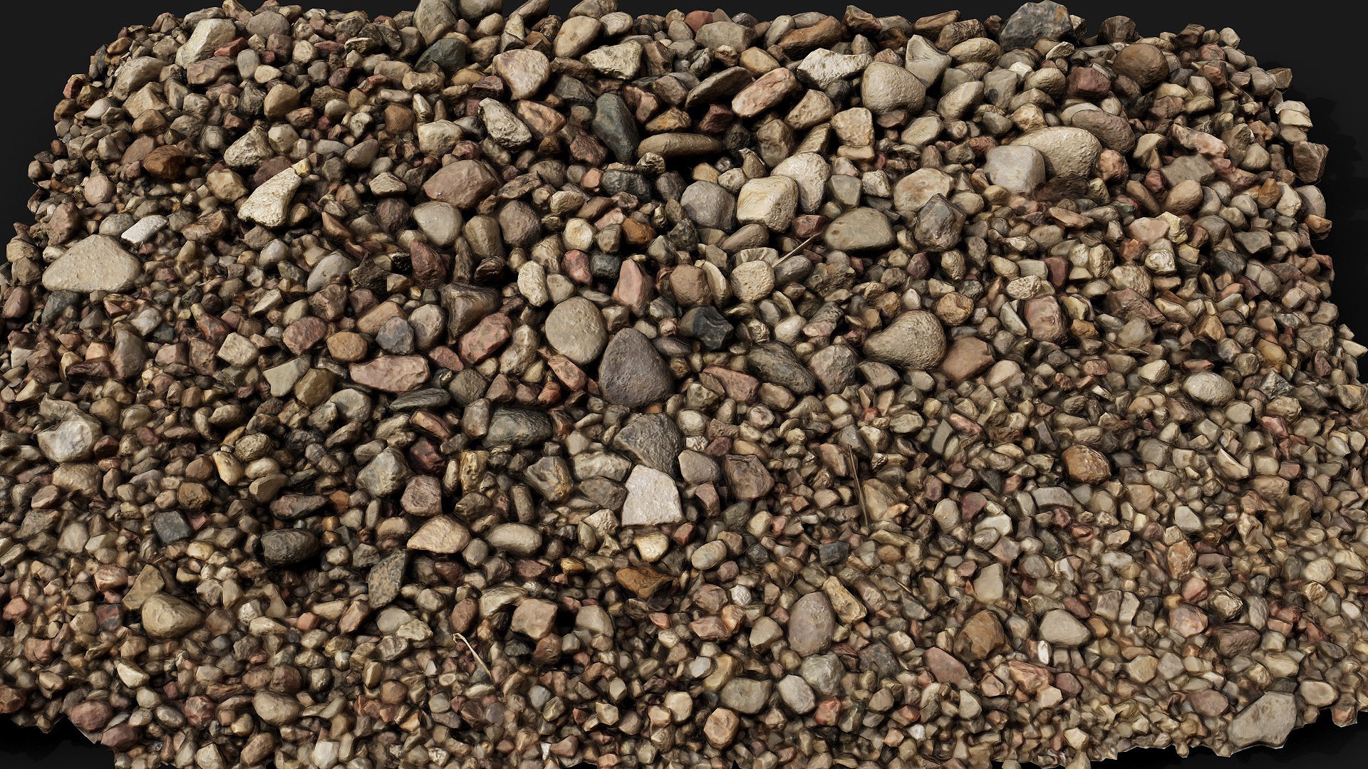 Stones Gravel Ground Patch Part3 Photogrammetry 3D Model - TurboSquid ...