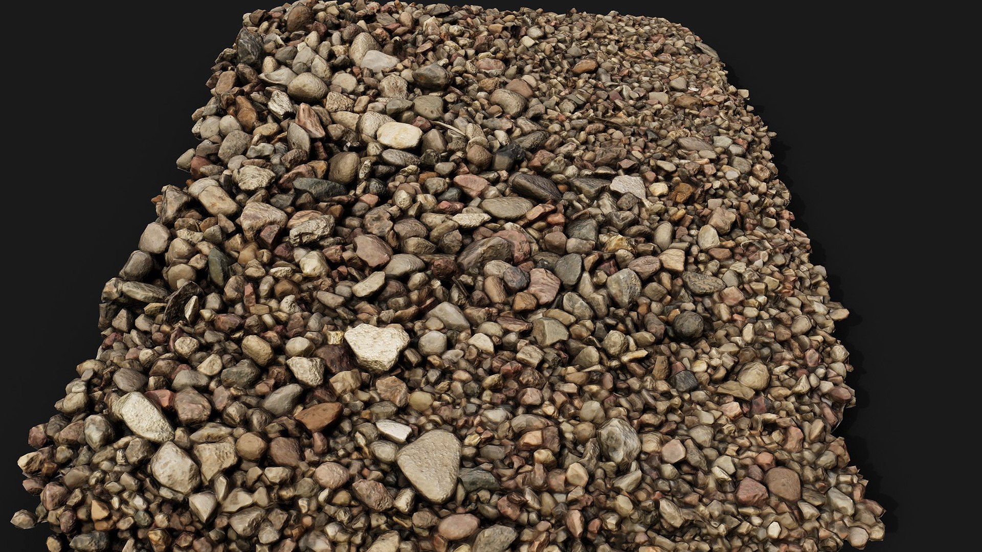Stones Gravel Ground Patch Part3 Photogrammetry 3D Model - TurboSquid ...