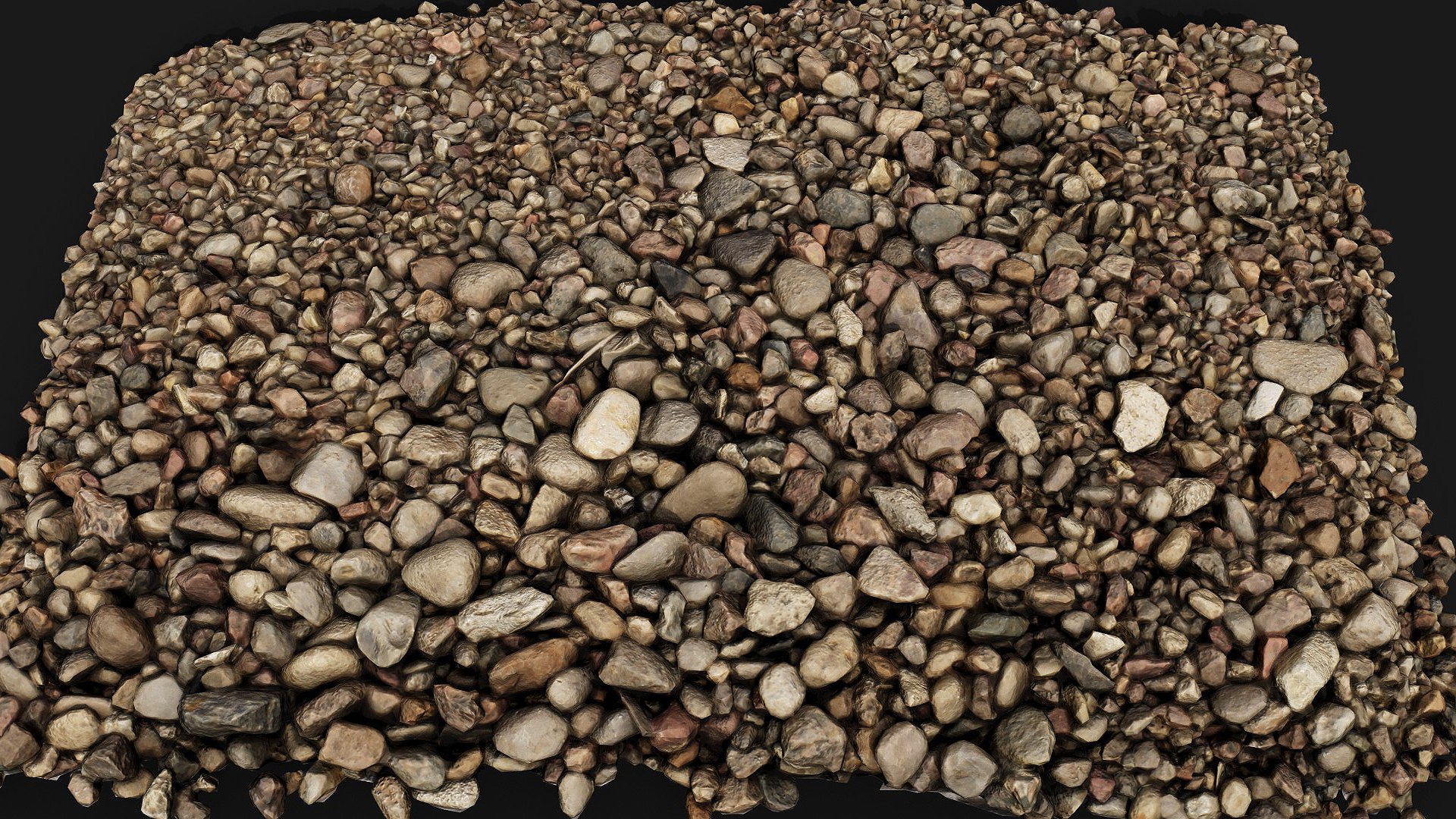 Stones Gravel Ground Patch Part3 Photogrammetry 3D Model - TurboSquid ...
