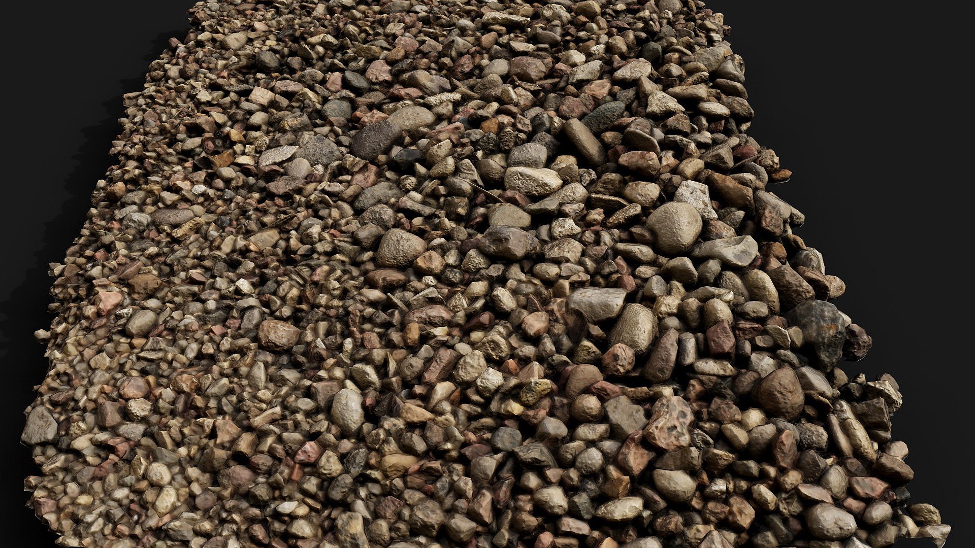 Stones Gravel Ground Patch Part3 Photogrammetry 3D Model - TurboSquid ...