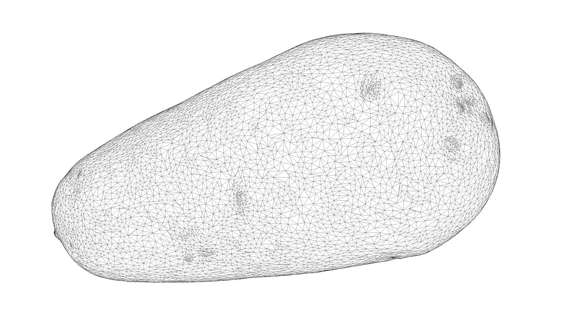 Photorealistic 3D Scan Of Potato 3D Model - TurboSquid 2230773