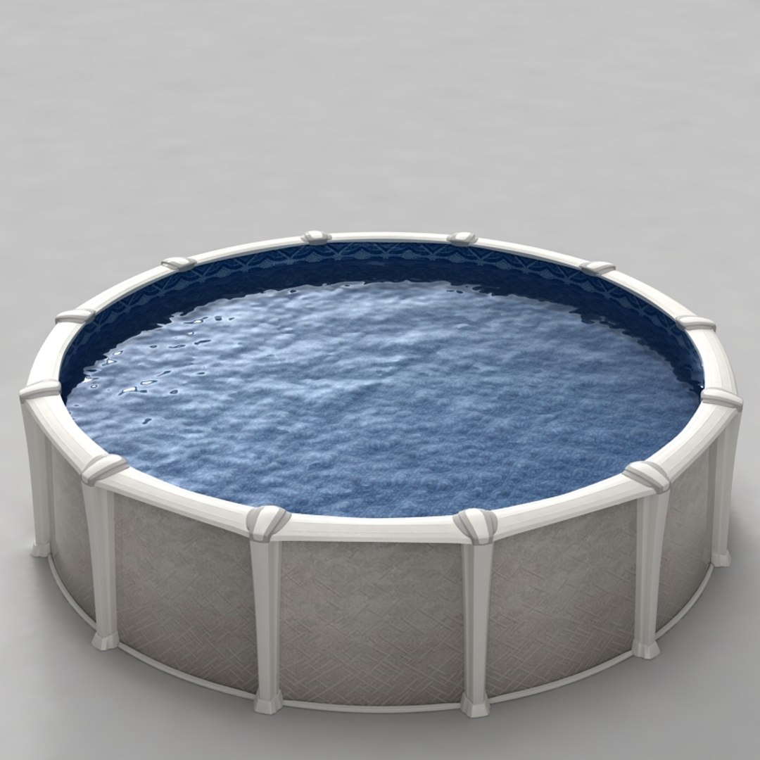 3d Ground Pool Model